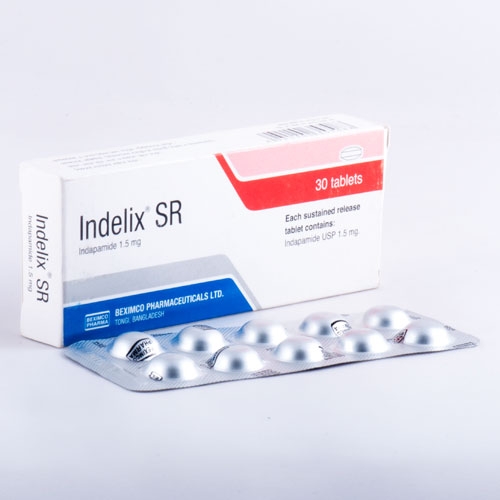 Indelix SR । 1.5mg | Tablet | Indapamide | রাজশাহীতে চিকিৎসা সেবা ঘরে ...