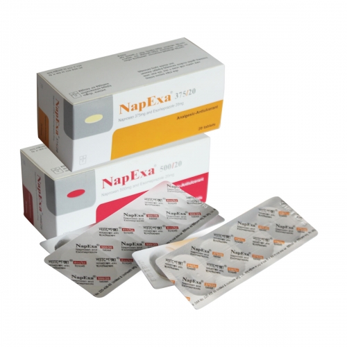 Napexa । 500mg+20mg | Tablet | Naproxen Sodium + Esomeprazole ...