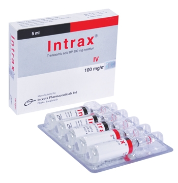 Intrax । 500mg/5ml | IM/IV Injection | Tranexamic Acid | রাজশাহীতে চিকি ...