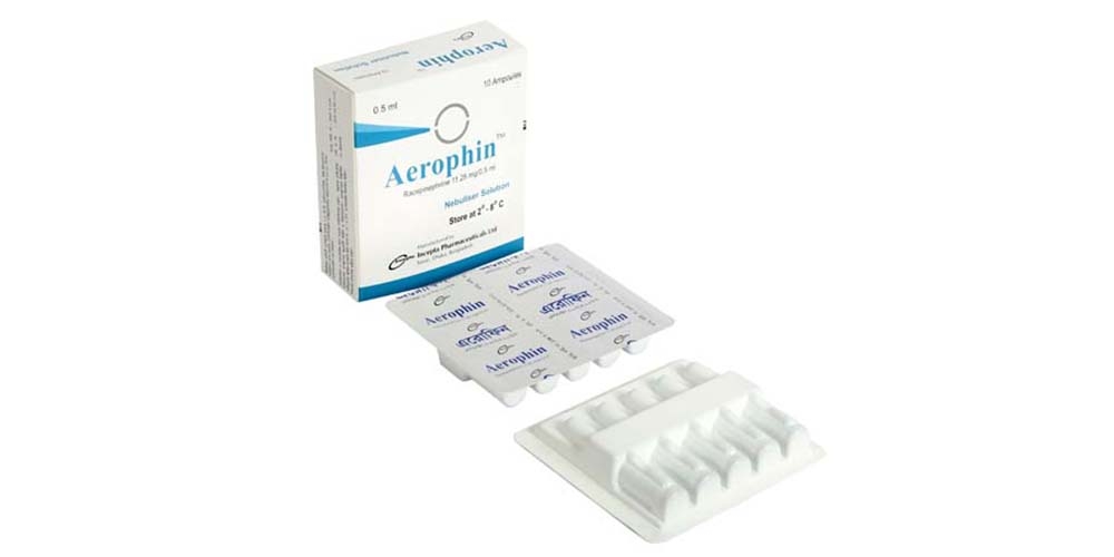 Aerophin । 11.25mg/0.5ml | Nebuliser Solution | Racepinephrine ...