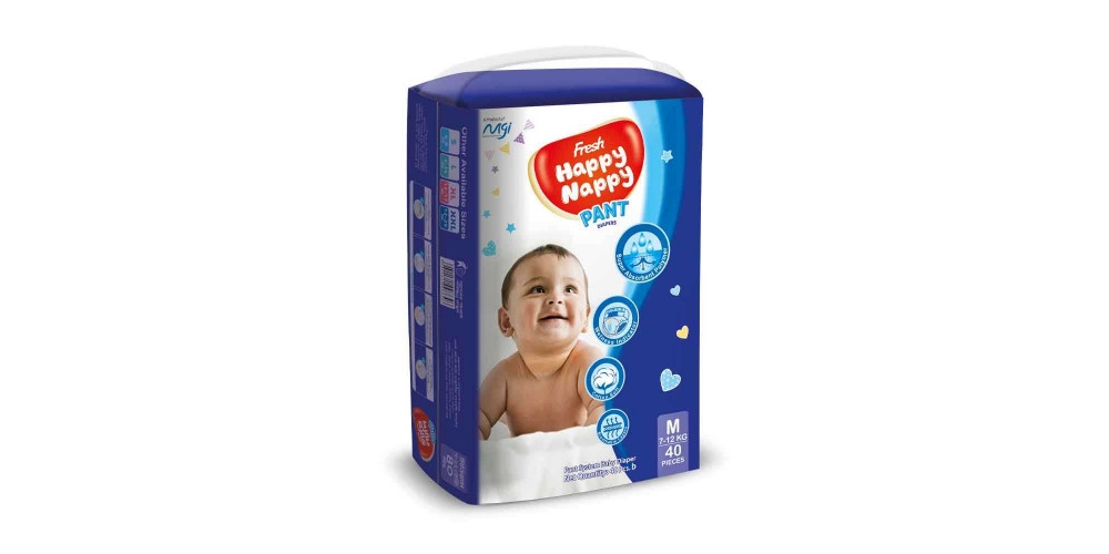 Fresh happy nappy diaper 7-12kg medium 42 pics । রাজশাহীতে চিকিৎসা সেবা ...